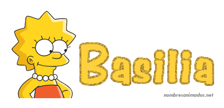 Gifs Animados del Nombre Basilia. Imágenes gifs. Firmas animadas