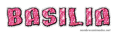 Gifs Animados del Nombre Basilia. Imágenes gifs. Firmas animadas