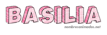 Gifs Animados del Nombre Basilia. Imágenes gifs. Firmas animadas