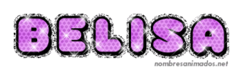 Gifs Animados del Nombre Belisa. Imágenes gifs. Firmas animadas
