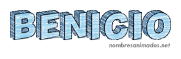 Gifs Animados del Nombre Benicio. Imágenes gifs. Firmas animadas