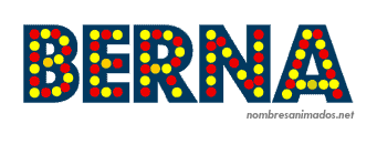 Gifs Animados del Nombre Berna. Imágenes gifs. Firmas animadas