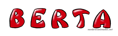 Gifs Animados del Nombre Berta. Imágenes gifs. Firmas animadas