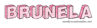 Gifs Animados del Nombre Brunela. Imágenes gifs. Firmas animadas