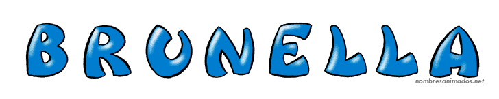 Gifs Animados del Nombre Brunella. Imágenes gifs. Firmas animadas