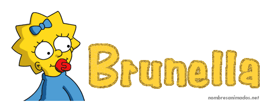 Gifs Animados del Nombre Brunella. Imágenes gifs. Firmas animadas