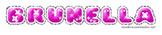Gifs Animados del Nombre Brunella. Imágenes gifs. Firmas animadas
