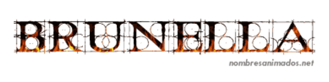 Gifs Animados del Nombre Brunella. Imágenes gifs. Firmas animadas