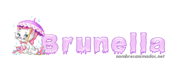 Gifs Animados del Nombre Brunella. Imágenes gifs. Firmas animadas