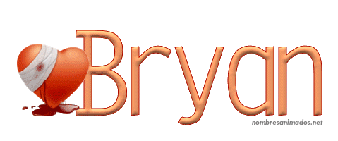 Gifs Animados del Nombre Bryan. Imágenes gifs. Firmas animadas