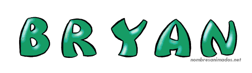 Gifs Animados del Nombre Bryan. Imágenes gifs. Firmas animadas