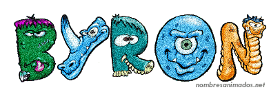 Gifs Animados Byron. Imágenes Animadas del Nombre Byron