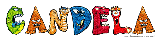 Gifs Animados del Nombre Candela. Imágenes gifs. Firmas animadas