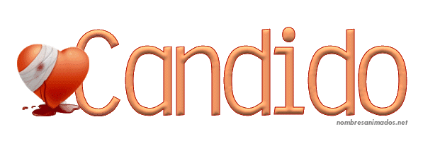 Gifs Animados del Nombre Cándido. Imágenes gifs. Firmas animadas