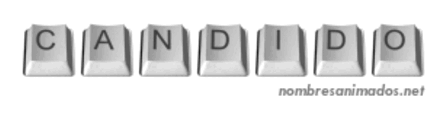 Gifs Animados del Nombre Cándido. Imágenes gifs. Firmas animadas