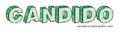 Gifs Animados del Nombre Cándido. Imágenes gifs. Firmas animadas