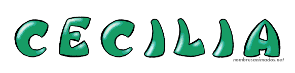 Gifs Animados del Nombre Cecilia. Imágenes gifs. Firmas animadas