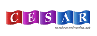 Gifs Animados del Nombre César. Imágenes gifs. Firmas animadas