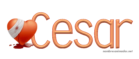 Gifs Animados del Nombre César. Imágenes gifs. Firmas animadas