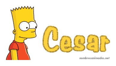 Gifs Animados del Nombre César. Imágenes gifs. Firmas animadas