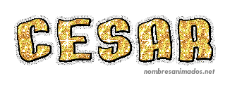 Gifs Animados del Nombre César. Imágenes gifs. Firmas animadas
