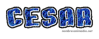 Gifs Animados del Nombre César. Imágenes gifs. Firmas animadas