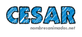 Gifs Animados del Nombre César. Imágenes gifs. Firmas animadas