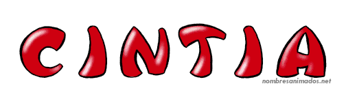 Gifs Animados del Nombre Cintia. Imágenes gifs. Firmas animadas