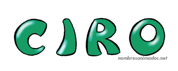 Gifs Animados del Nombre Ciro. Imágenes gifs. Firmas animadas