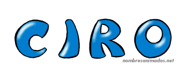 Gifs Animados del Nombre Ciro. Imágenes gifs. Firmas animadas