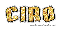 Gifs Animados del Nombre Ciro. Imágenes gifs. Firmas animadas