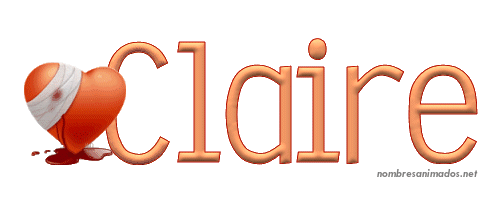 Gifs Animados del Nombre Claire. Imágenes gifs. Firmas animadas