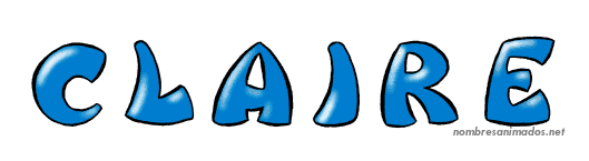 Gifs Animados del Nombre Claire. Imágenes gifs. Firmas animadas