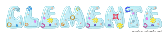 Gifs Animados del Nombre Clemente. Imágenes gifs. Firmas animadas