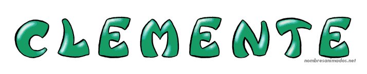 Gifs Animados del Nombre Clemente. Imágenes gifs. Firmas animadas
