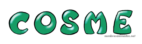 Gifs Animados del Nombre Cosme. Imágenes gifs. Firmas animadas