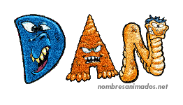Gifs Animados del Nombre Dan. Imágenes gifs. Firmas animadas