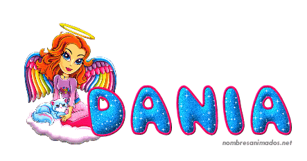 Gifs Animados del Nombre Dania. Imágenes gifs. Firmas animadas