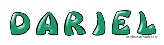 Gifs Animados del Nombre Dariel. Imágenes gifs. Firmas animadas
