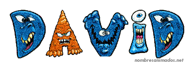 Gifs Animados David. Imágenes Animadas del Nombre David