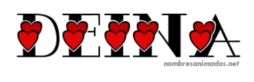 Gifs Animados del Nombre Deina. Imágenes gifs. Firmas animadas
