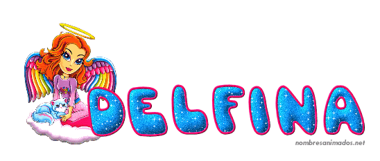 Gifs Animados del Nombre Delfina. Imágenes gifs. Firmas animadas