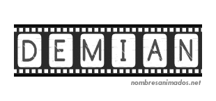 Gifs Animados del Nombre Demian. Imágenes gifs. Firmas animadas