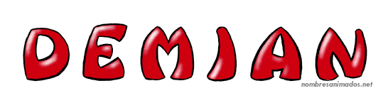 Gifs Animados del Nombre Demian. Imágenes gifs. Firmas animadas
