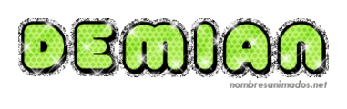 Gifs Animados del Nombre Demian. Imágenes gifs. Firmas animadas
