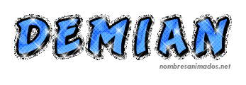 Gifs Animados del Nombre Demian. Imágenes gifs. Firmas animadas
