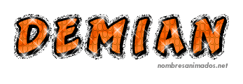 Gifs Animados del Nombre Demian. Imágenes gifs. Firmas animadas