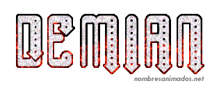 Gifs Animados del Nombre Demian. Imágenes gifs. Firmas animadas