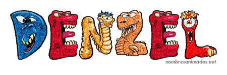 Gifs Animados del Nombre Denzel. Imágenes gifs. Firmas animadas