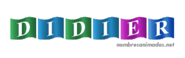 Gifs Animados del Nombre Didier. Imágenes gifs. Firmas animadas